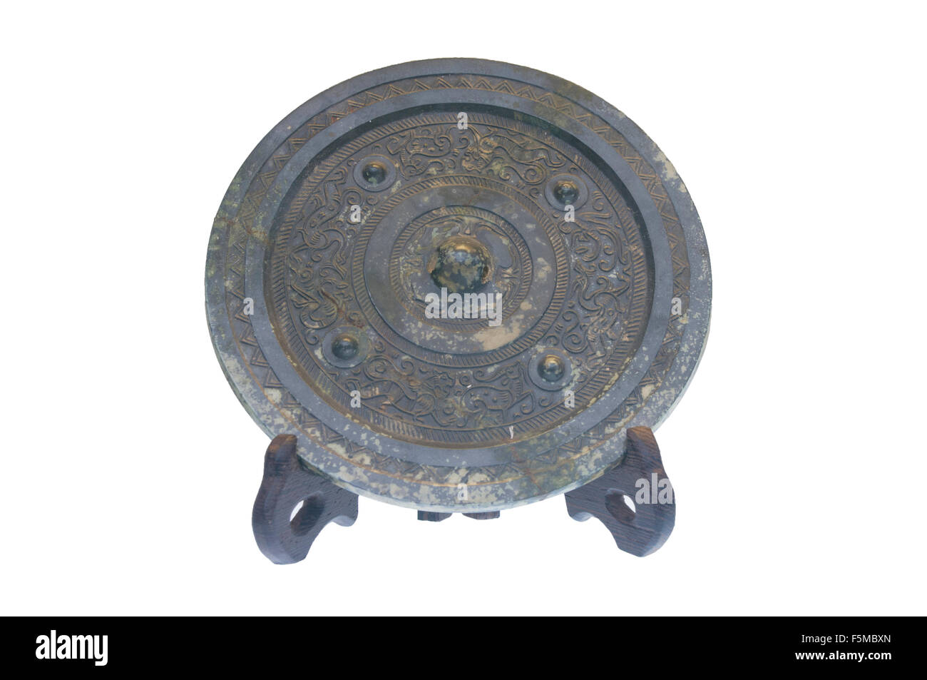 ancient chinese bronze mirrors Stock Photo - Alamy