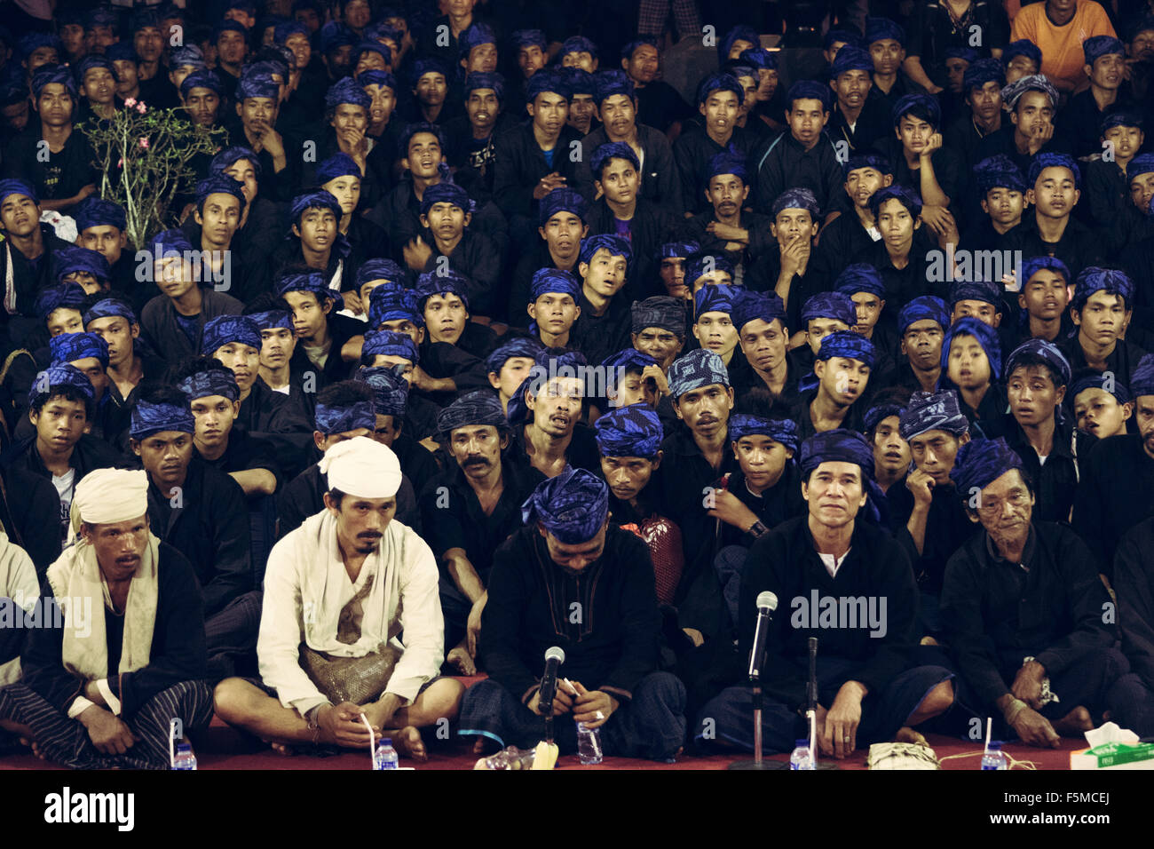 Baduy people attending Seba Baduy Ceremony in Serang, Banten Province ...