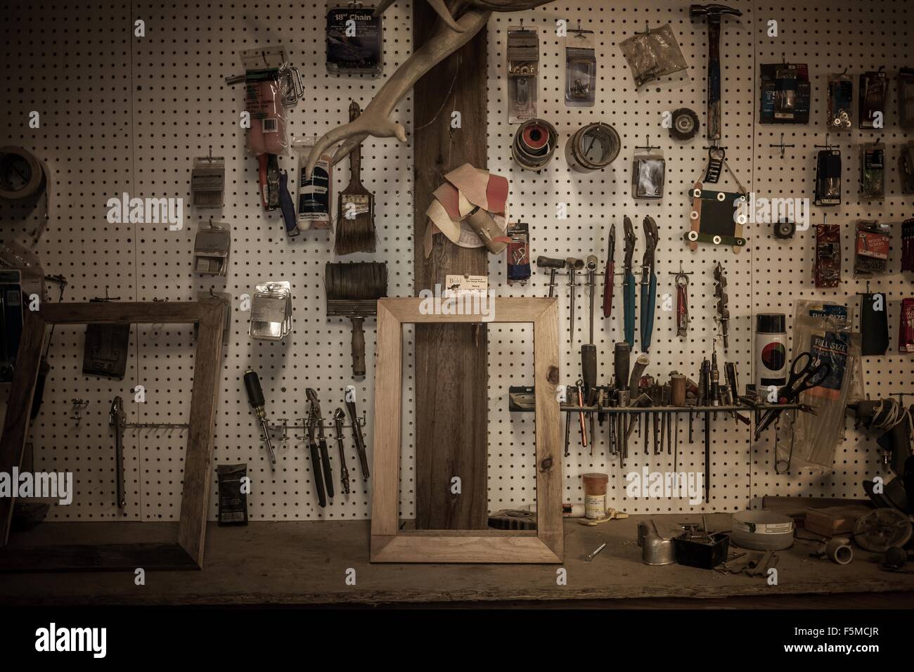 Hanging tools hi-res stock photography and images - Alamy
