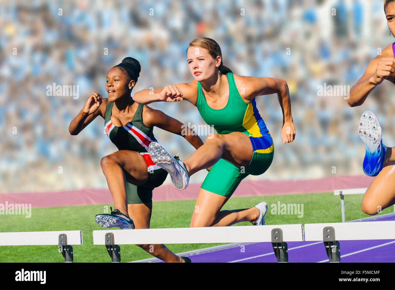 Female Hurdler Track High Resolution Stock Photography and Images - Alamy