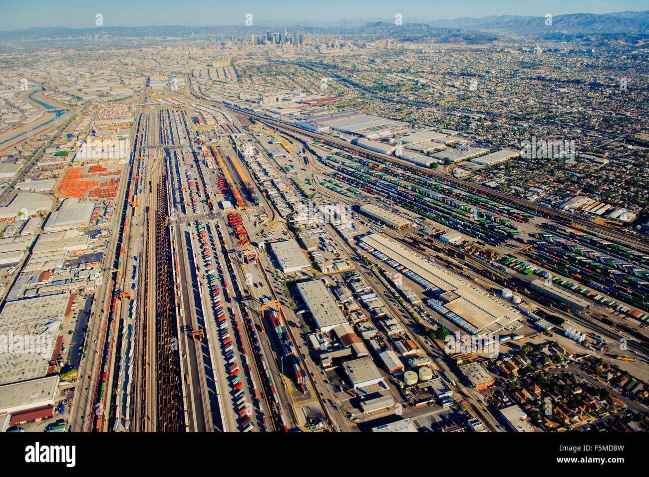 Shipping containers aerial hi-res stock photography and images - Alamy