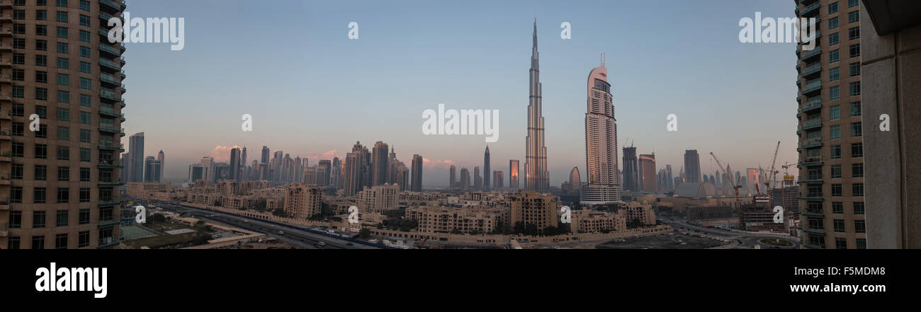 Building burj khalifa dubai down town hi-res stock photography and ...