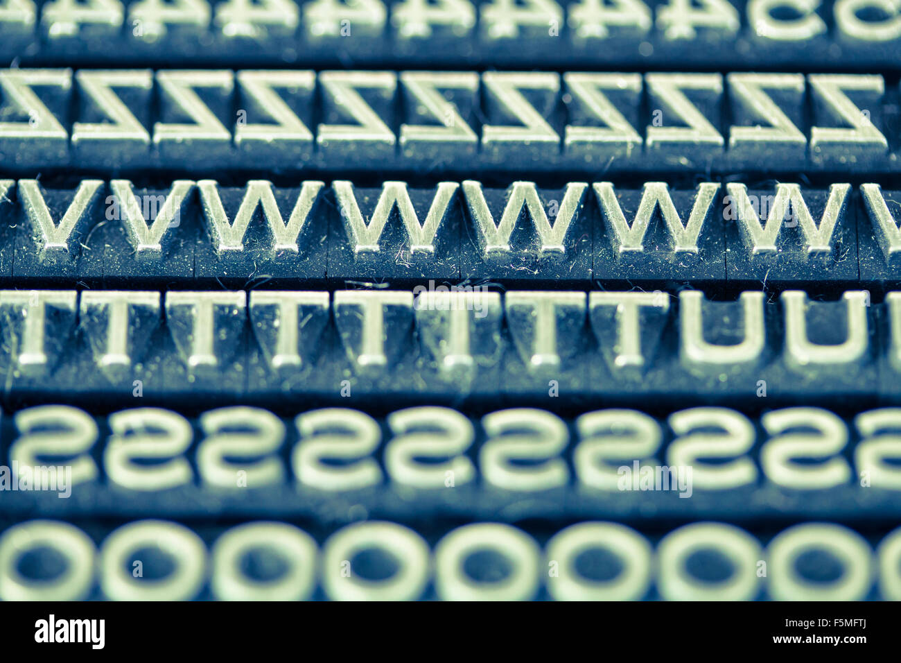 Vintage metal letterpress type background Stock Photo - Alamy