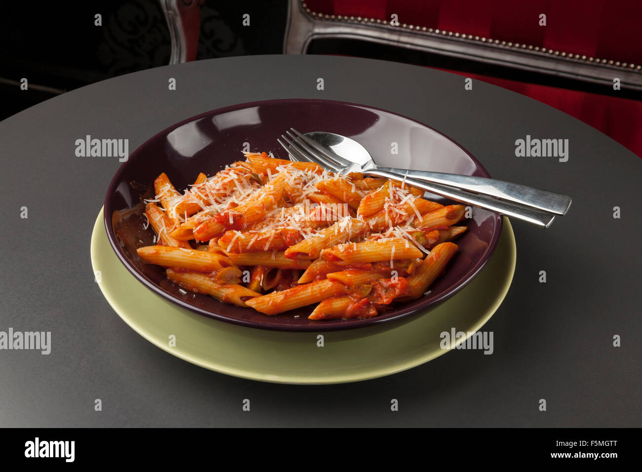 pasta, italian food on the table Stock Photo - Alamy