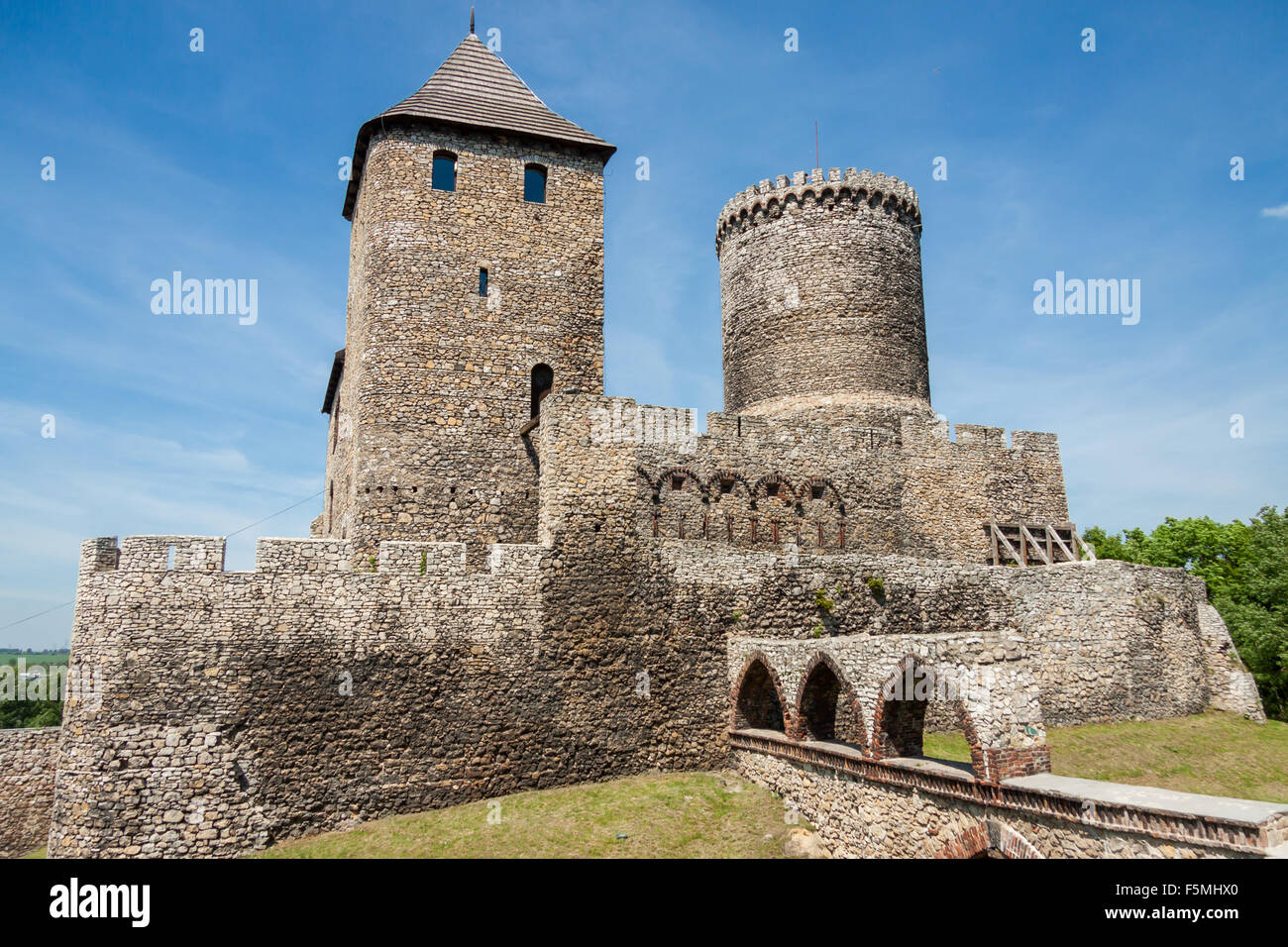 Medieval castle - Bedzin, Poland Stock Photo - Alamy