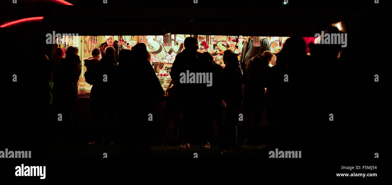 Nov. 5th A warm dry evening brought several thousand people out to an ...