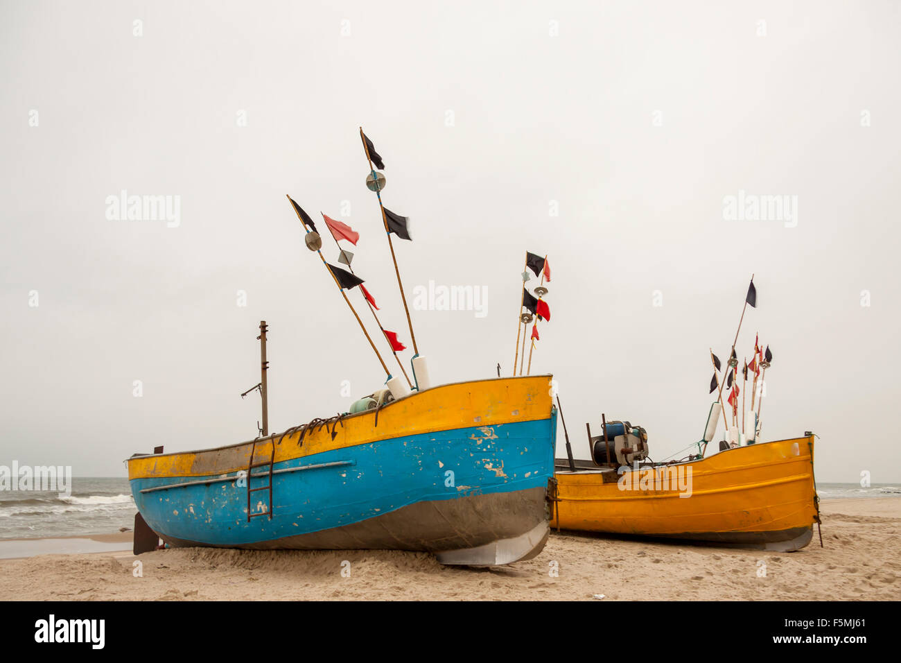 Sandy Baltic coast - Rewal, Poland Stock Photo - Alamy