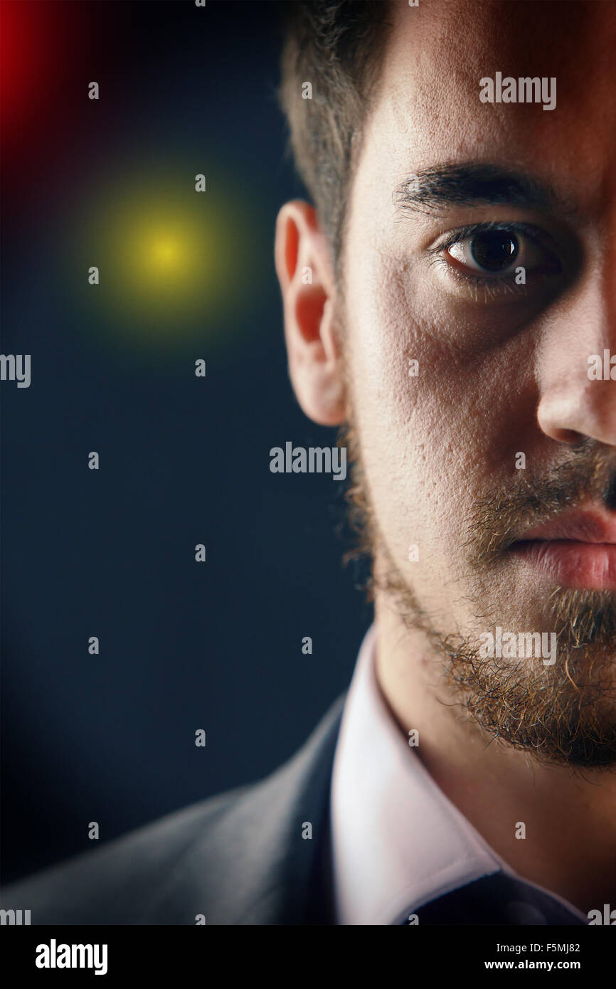 Open collar hi-res stock photography and images - Alamy