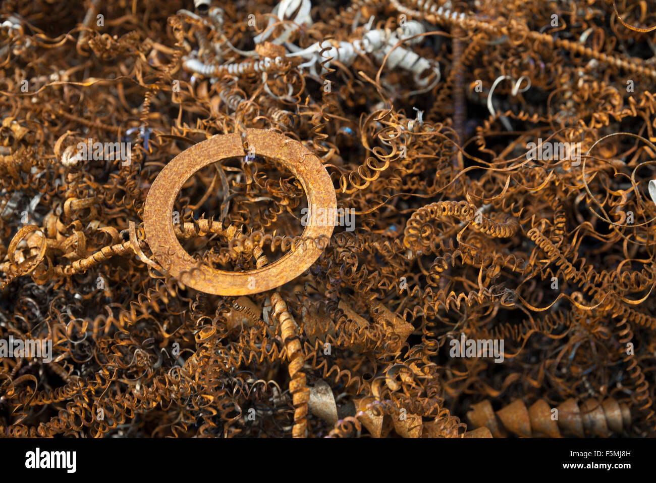 rusted scrap metal abstract background Stock Photo - Alamy