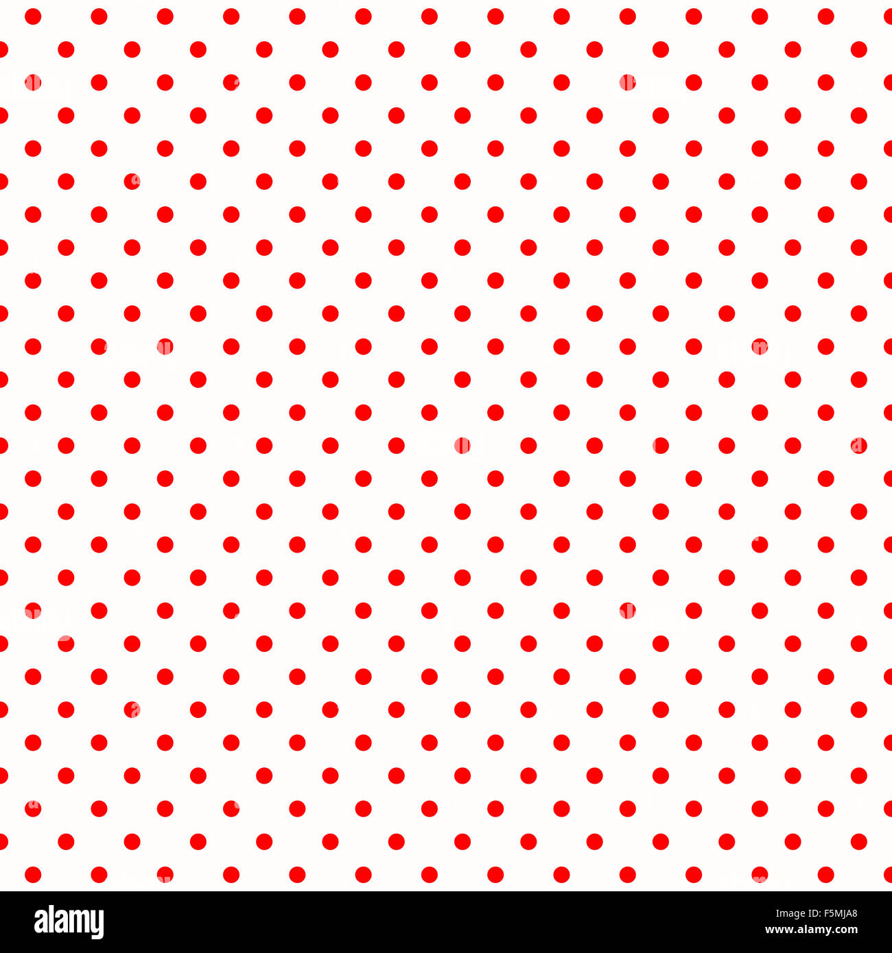 Red Polka Dots on White Background Large Seamless Pattern Stock Photo ...