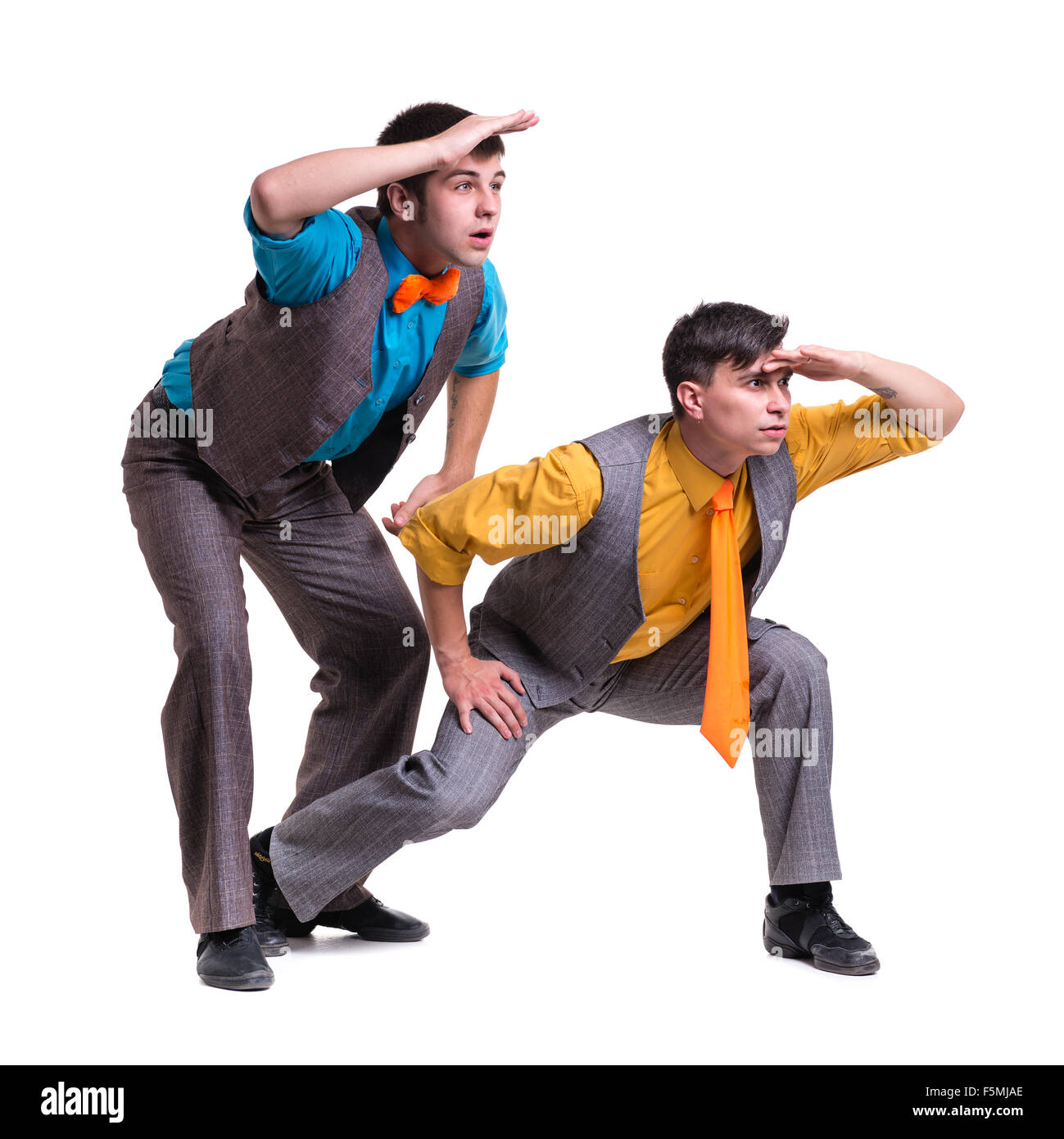 Movements of the dancers Cut Out Stock Images & Pictures - Alamy