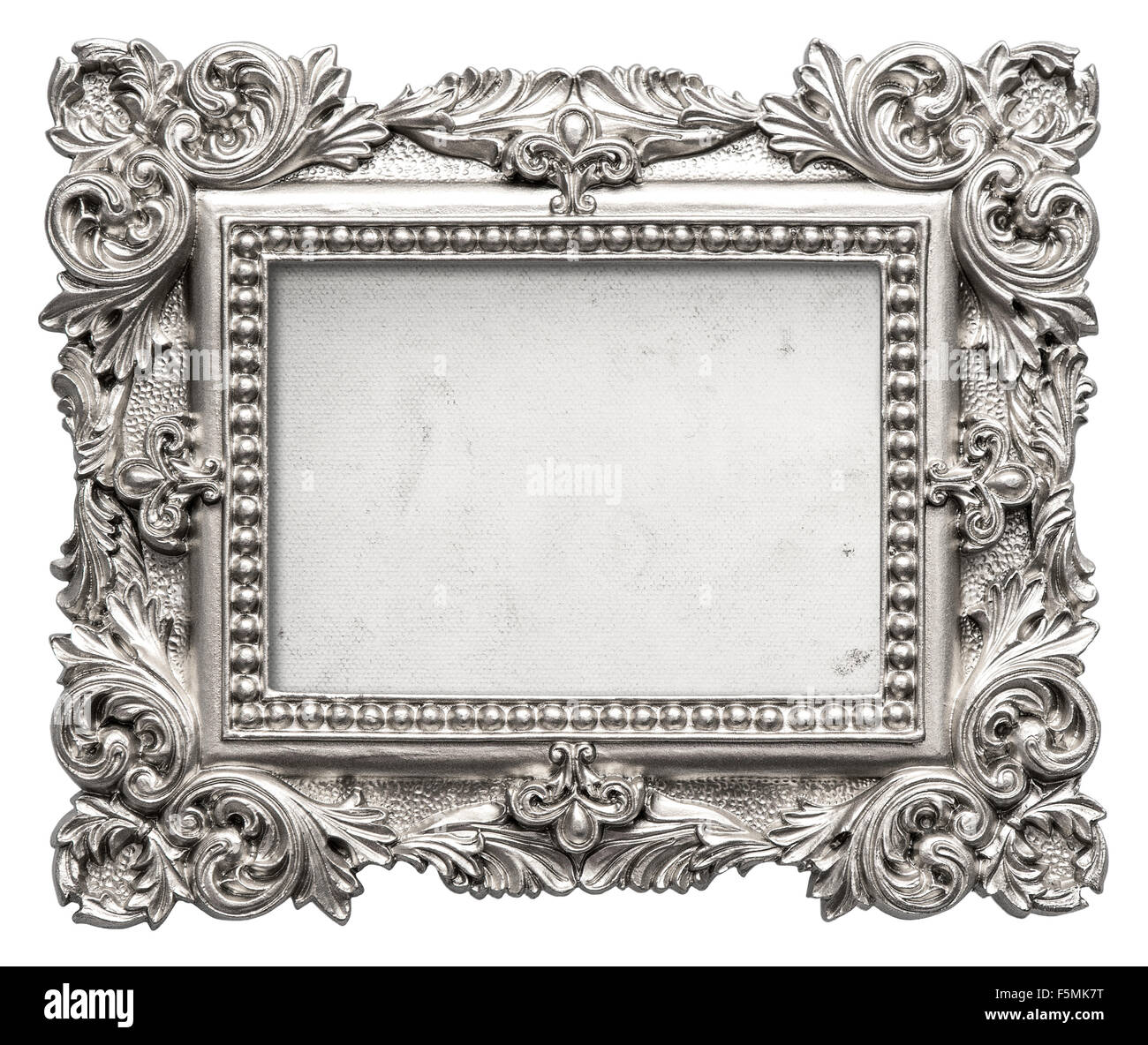 Antique baroque silver picture frame hi-res stock photography and ...