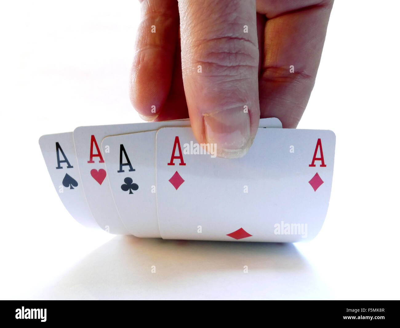 Playing cards hand hi-res stock photography and images - Alamy