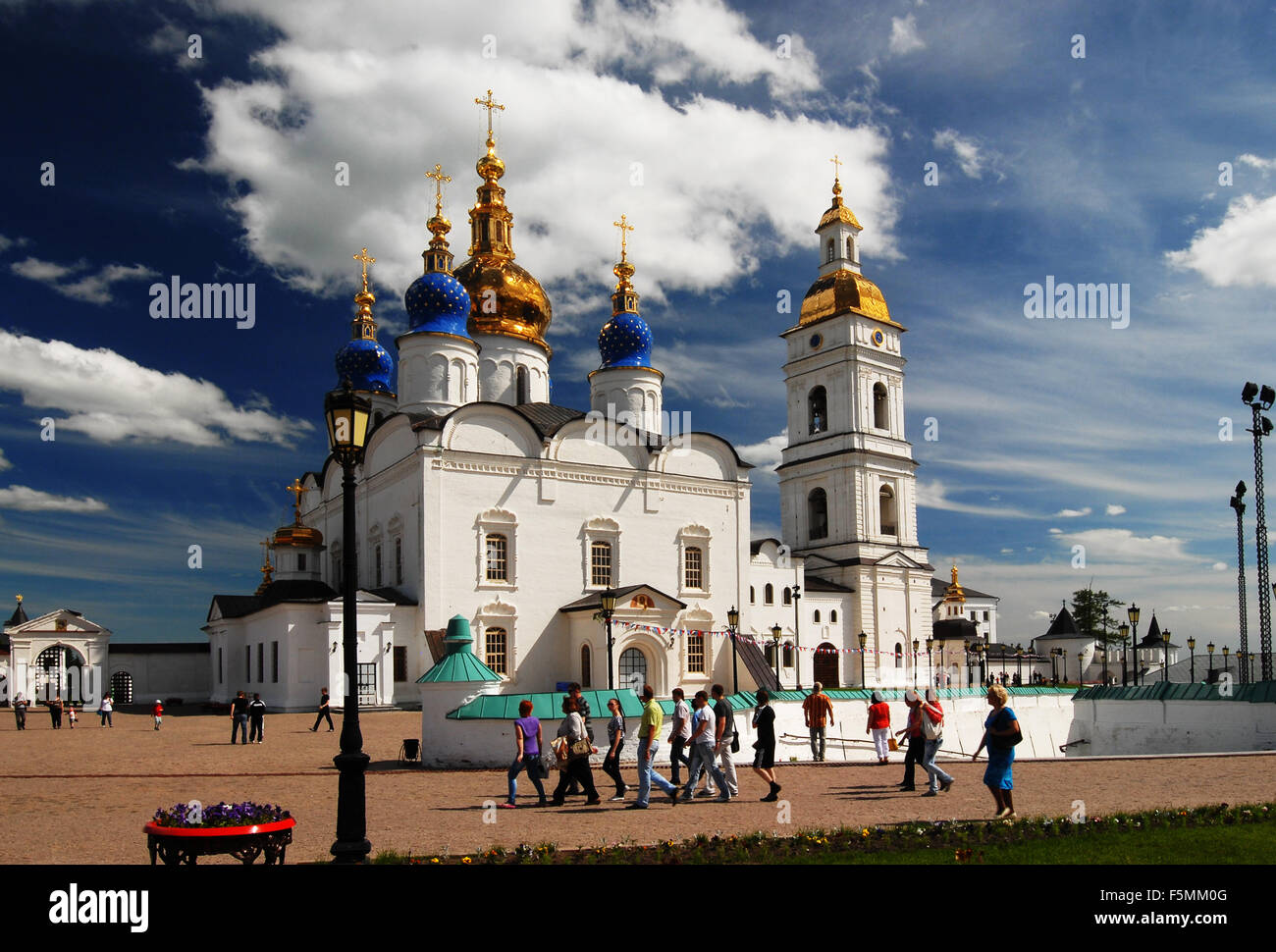 The old Siberian town Tobolsk. Russia Stock Photo - Alamy