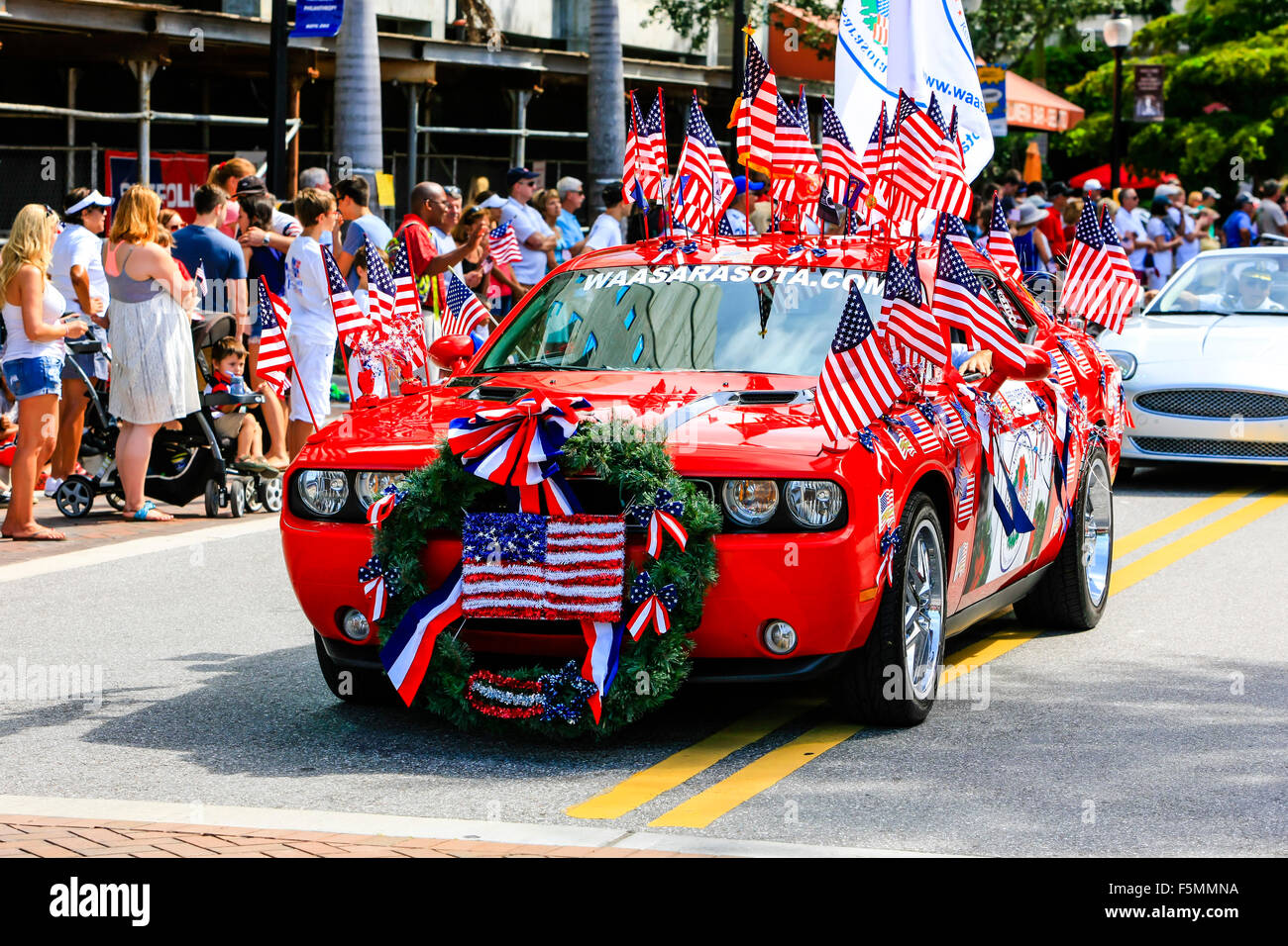 American Car And Flag Stock Photos & American Car And Flag Stock Images ...