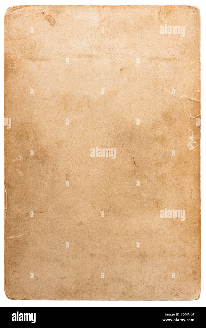 Used photo cardboard texture. Scrapbook object. Old paper sheet with ...