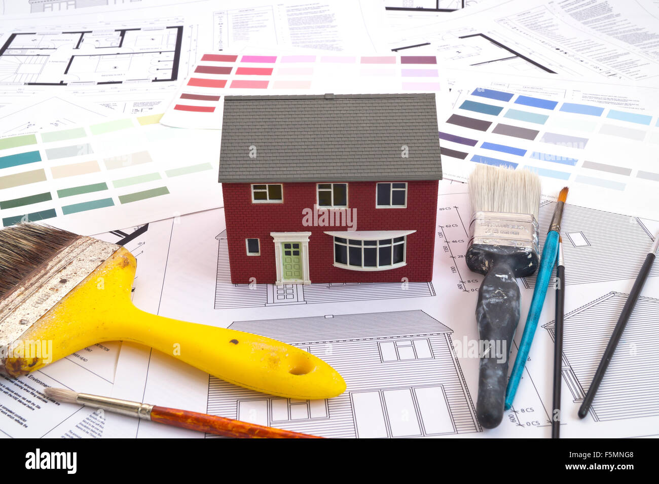 Plans building architect hi-res stock photography and images - Alamy