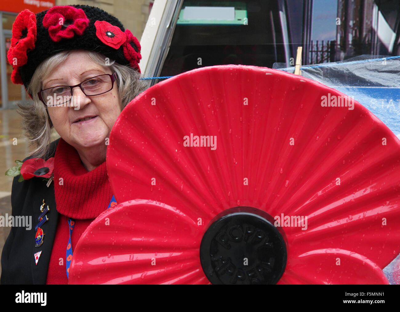 Peterborough England November 6th 2015: Cath Bennett and her voluteers ...