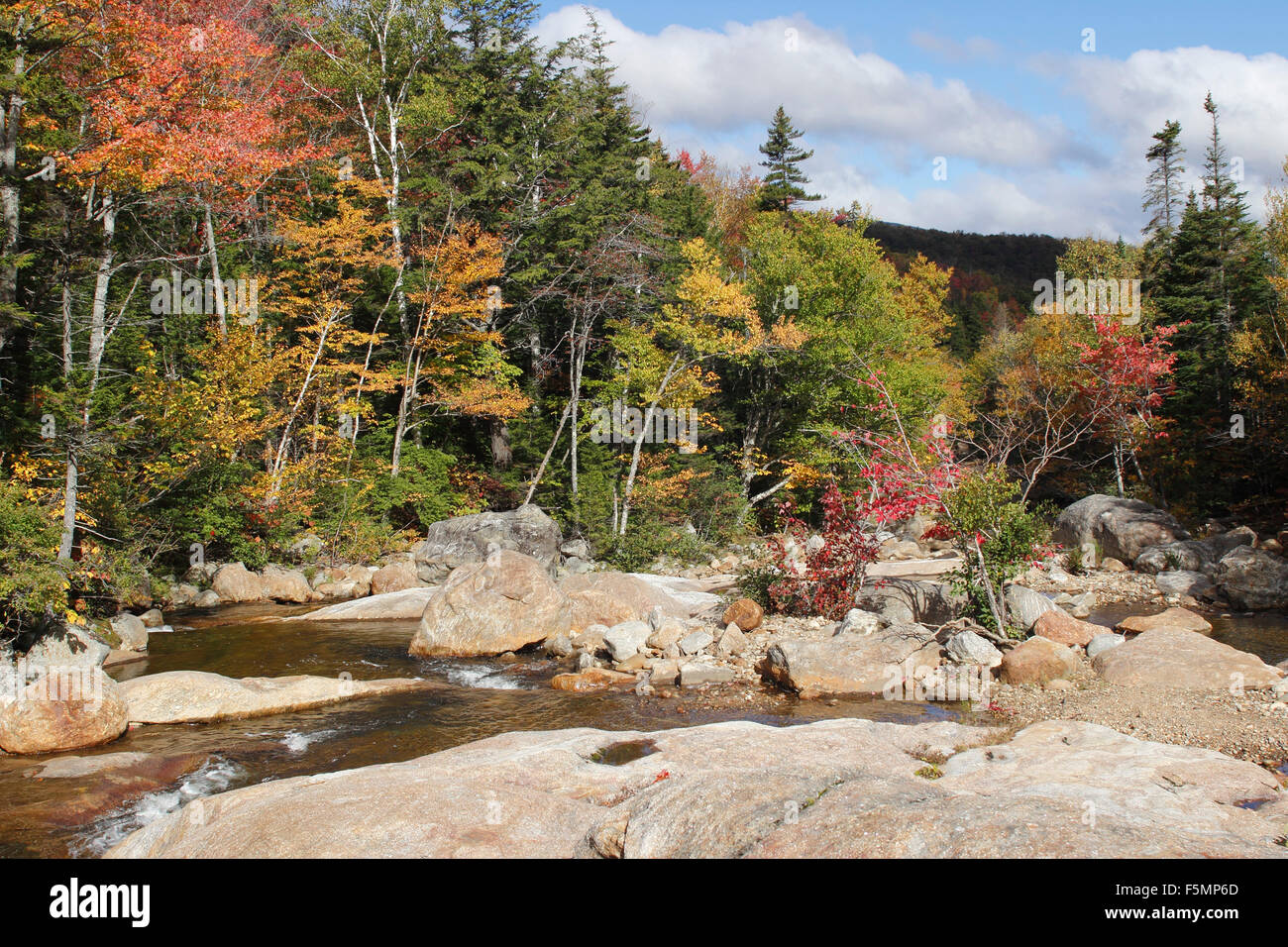 Rock Formations Pinkham Notch White Mountains New Hampshire New England ...