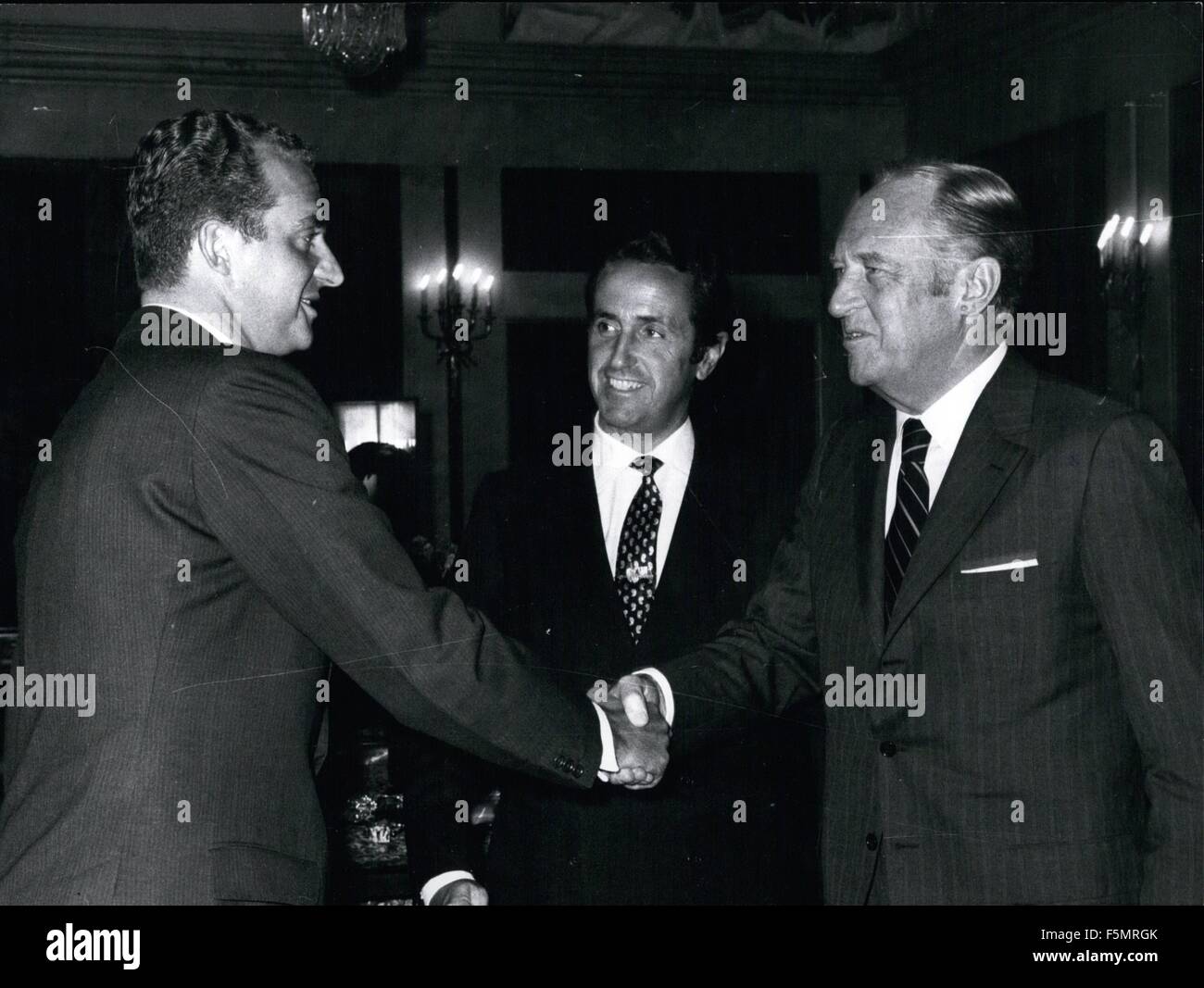 1972 - William Rogers meets Spain's Prince Madrid. Spain's Prince Mr ...