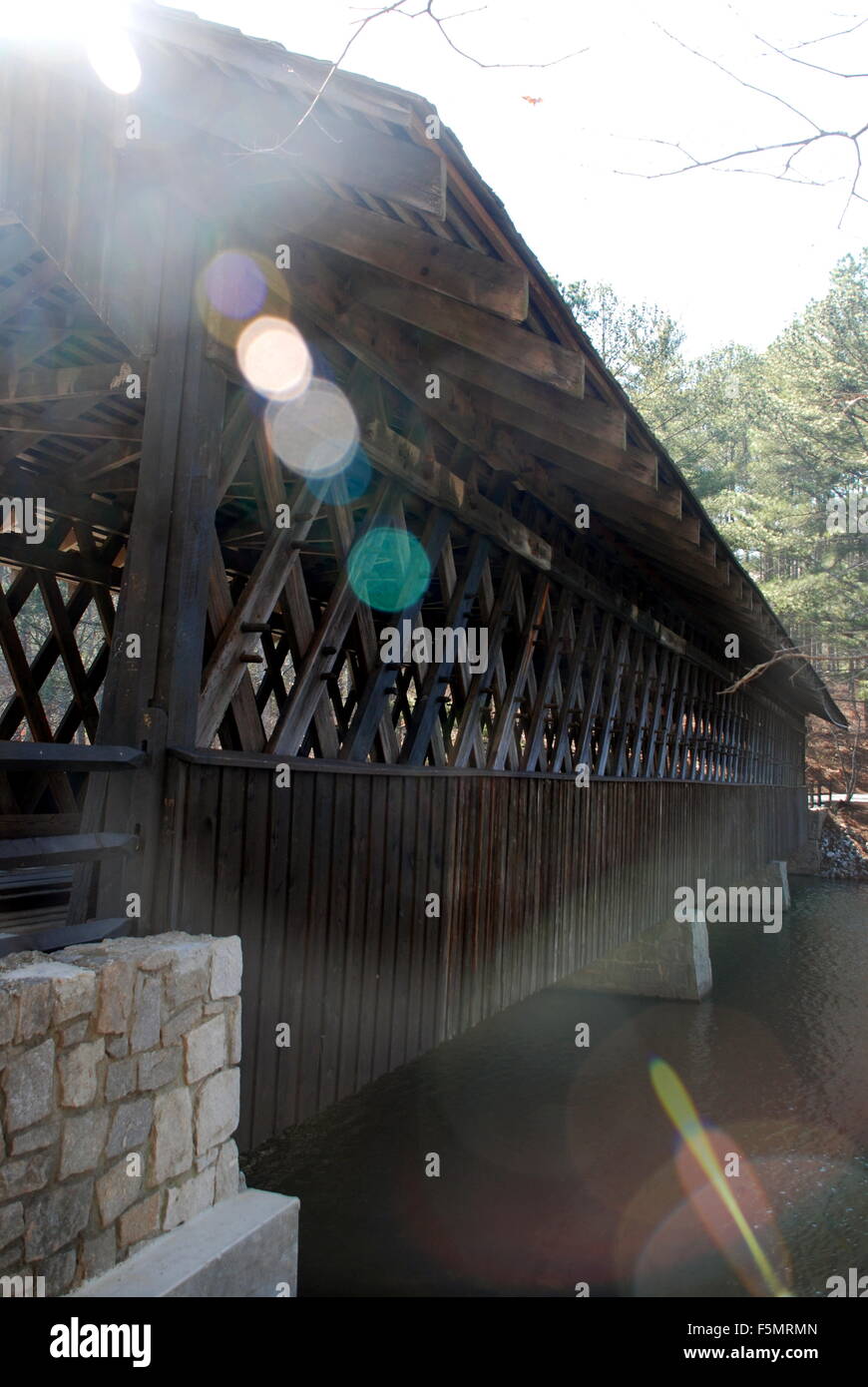 Wooden Covered Bridge Stock Photos & Wooden Covered Bridge Stock Images ...