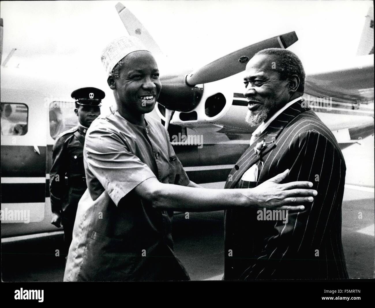 1971 - President Nyerere of Tanzania met with President Kenyatta of ...