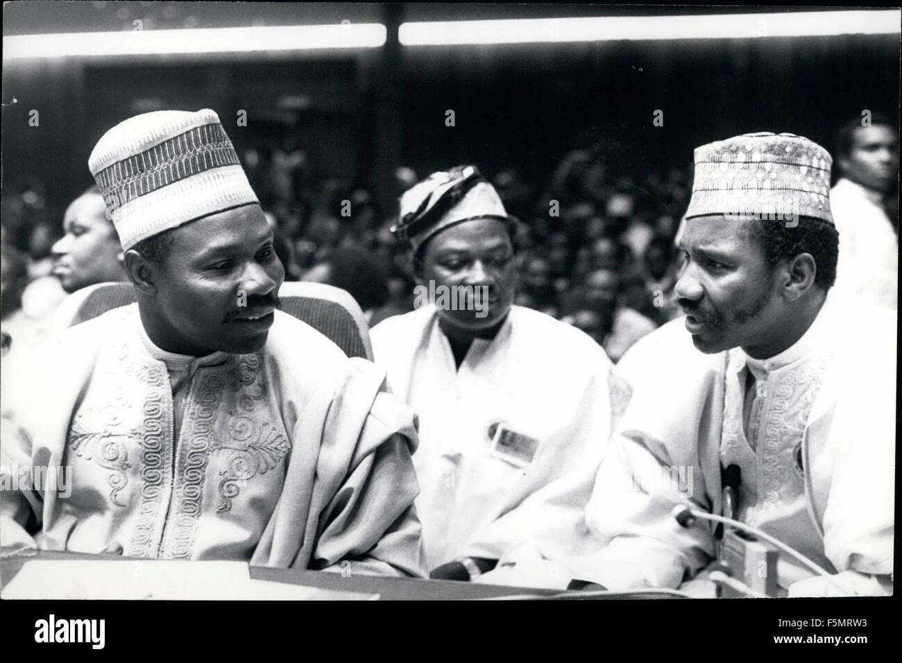1972 - The Head of State of Nigeria, Lt. General Olusegun Obasanjo with ...