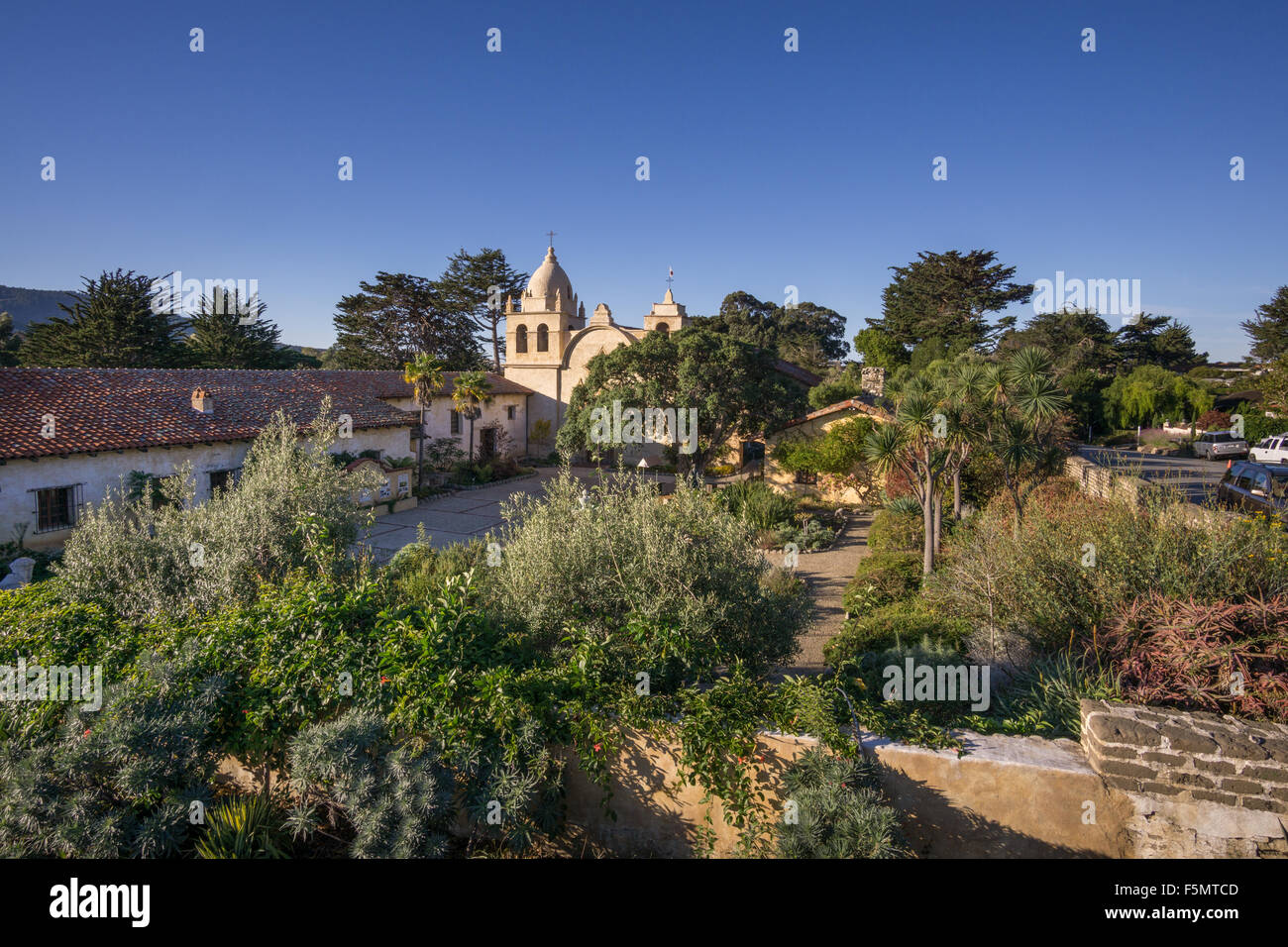 The Mission San Carlos Borromeo de Carmelo, Carmel, CA Stock Photo - Alamy