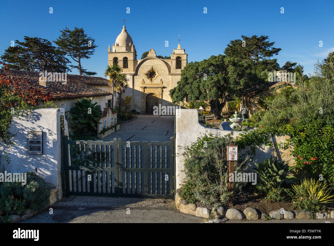 The Mission San Carlos Borromeo de Carmelo, Carmel, CA Stock Photo - Alamy