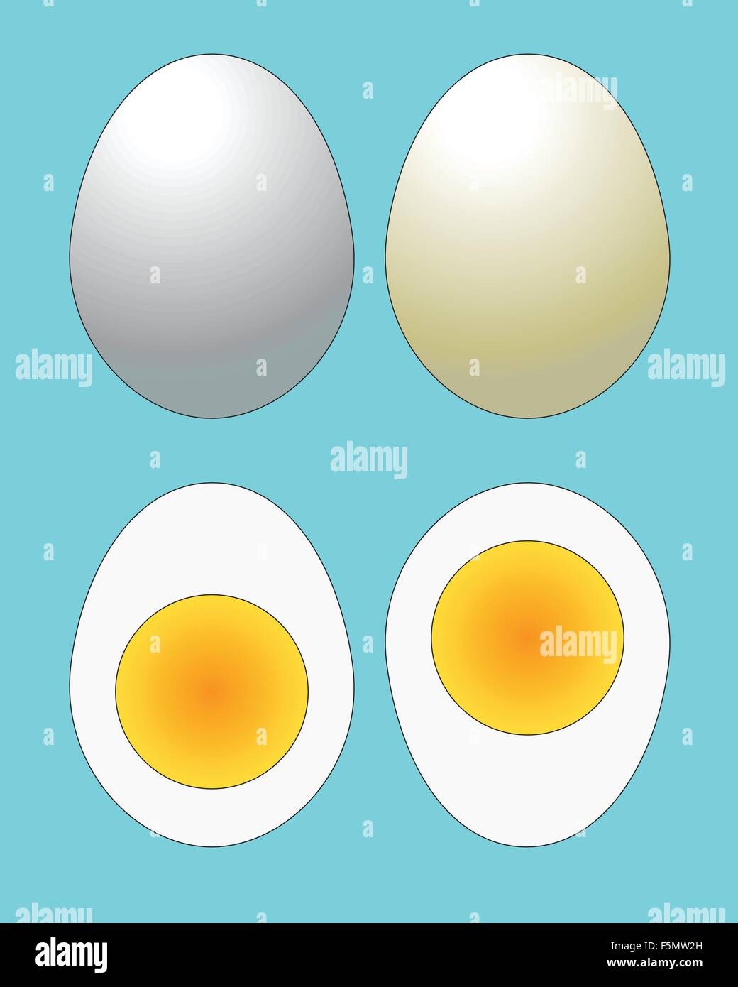 Three vector eggs Stock Vector Image & Art - Alamy