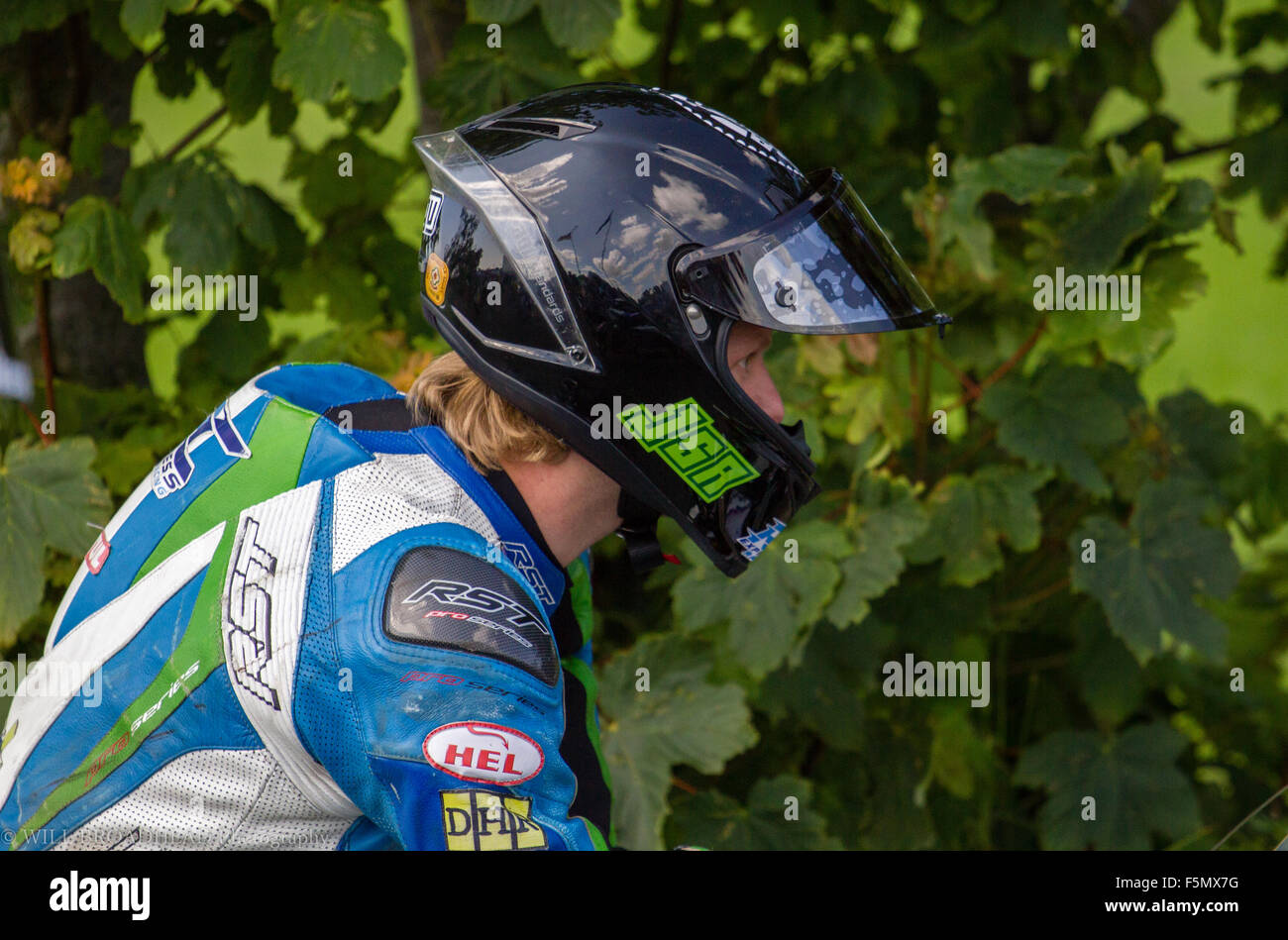 Ivan Lintin Contemplates the race ahead Stock Photo - Alamy