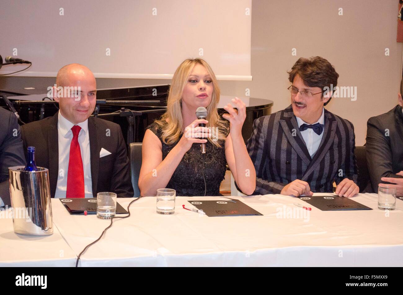 Naples, Italy. 03rd Nov, 2015. A wedding fashion world press conference ...