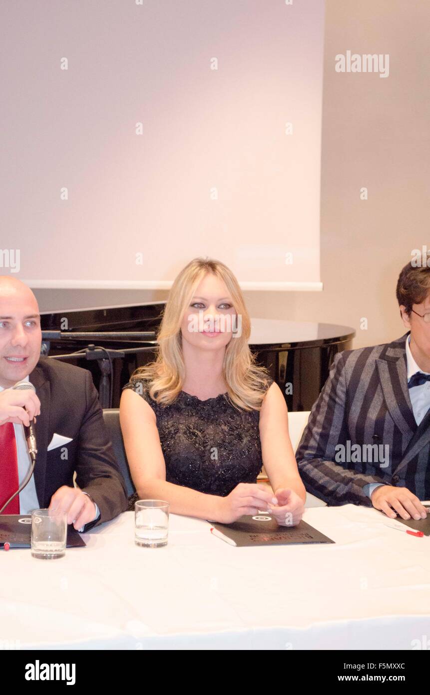 Naples, Italy. 03rd Nov, 2015. A wedding fashion world press conference ...