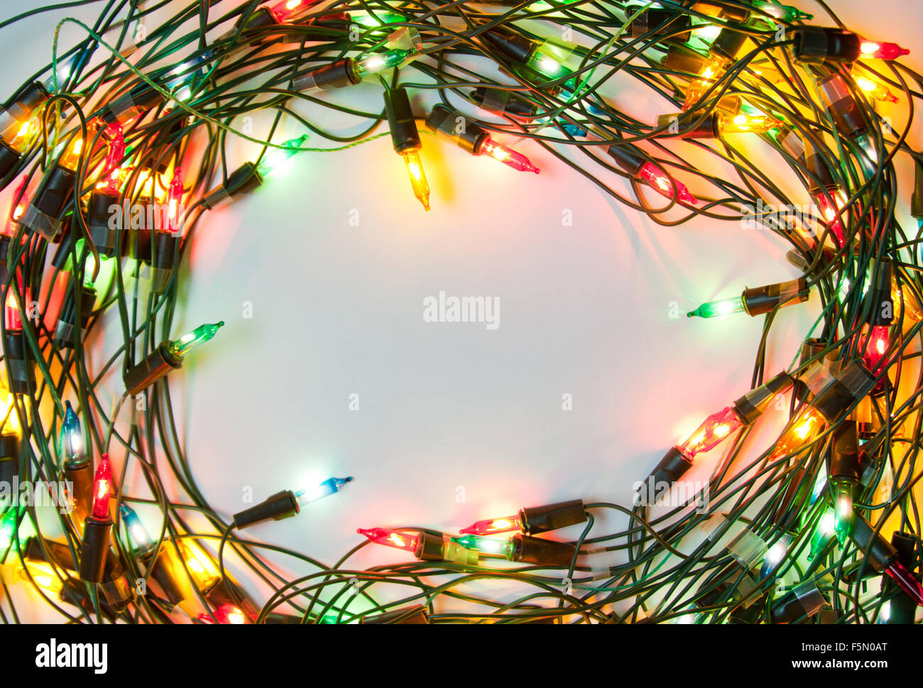 Garland colored lights hi-res stock photography and images - Alamy