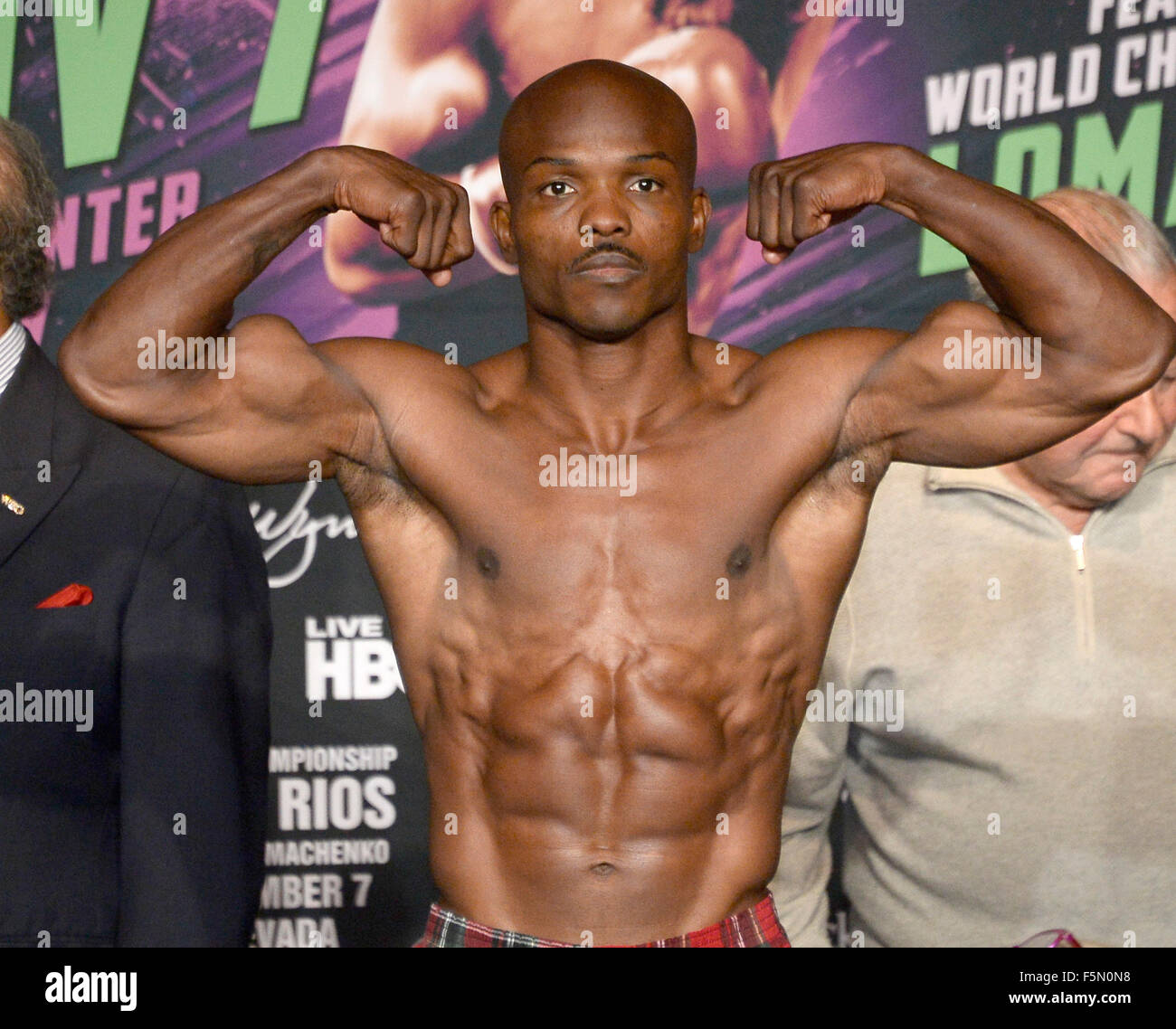 Timothy Bradley Flexing