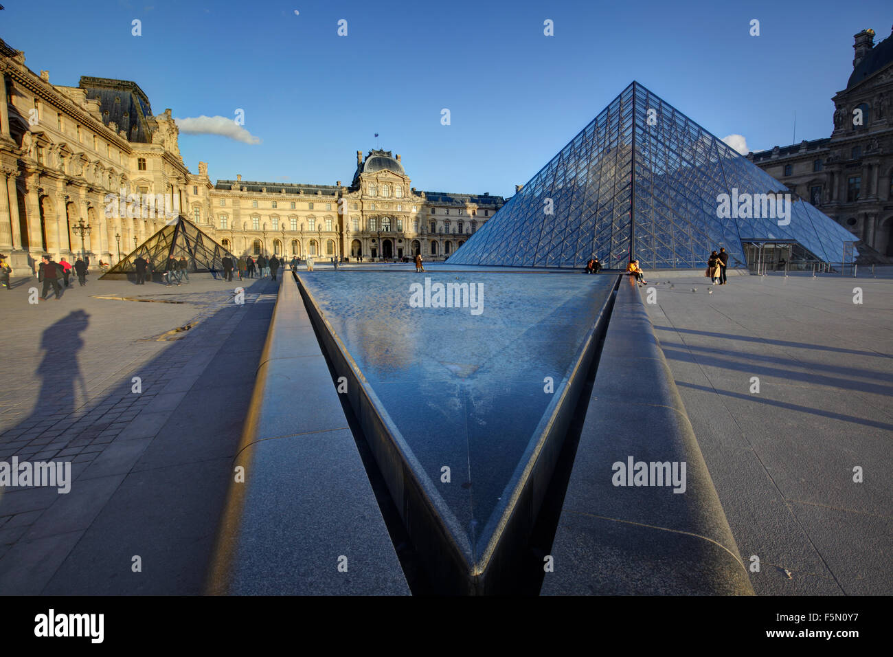 The Louvre Pyramid and Palace, Paris, France Stock Photo - Alamy