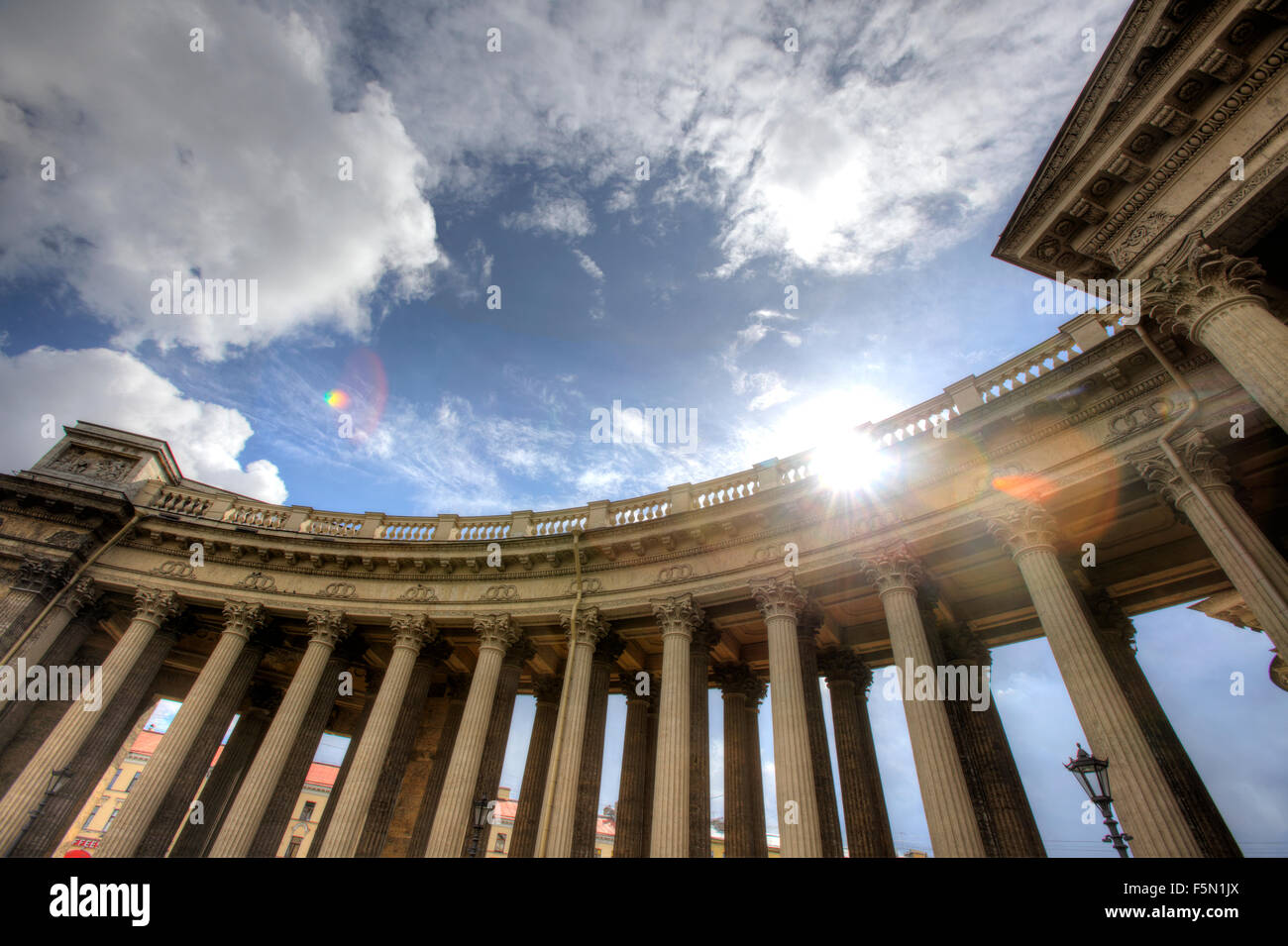 Colonnade of Kazan Cathedral, Saint Petersburg, Russia Stock Photo - Alamy