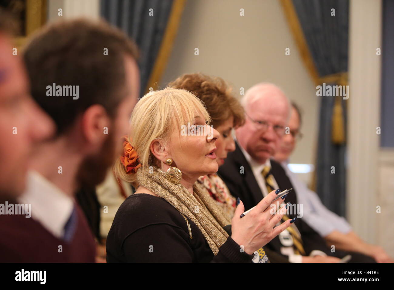 New York City, United States. 06th Nov, 2015. CBS political ...