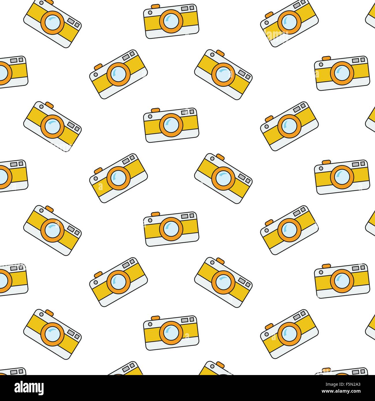 Vintage camera pattern hi-res stock photography and images - Alamy