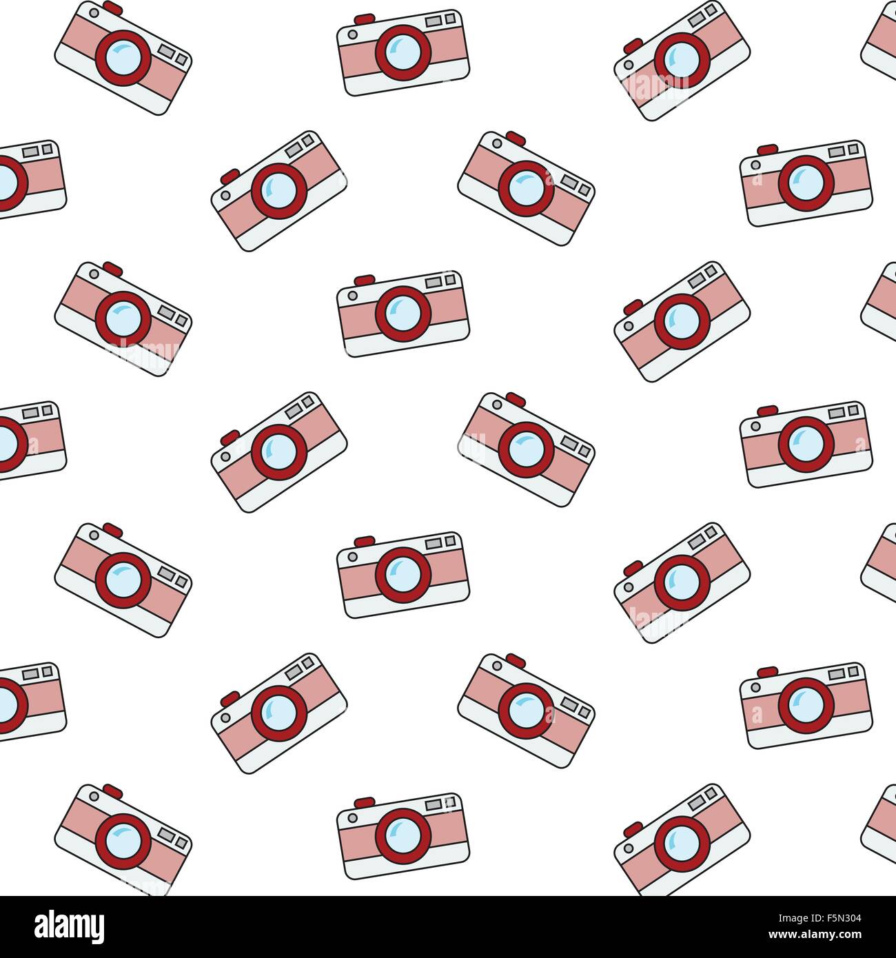 Vintage camera pattern hi-res stock photography and images - Alamy