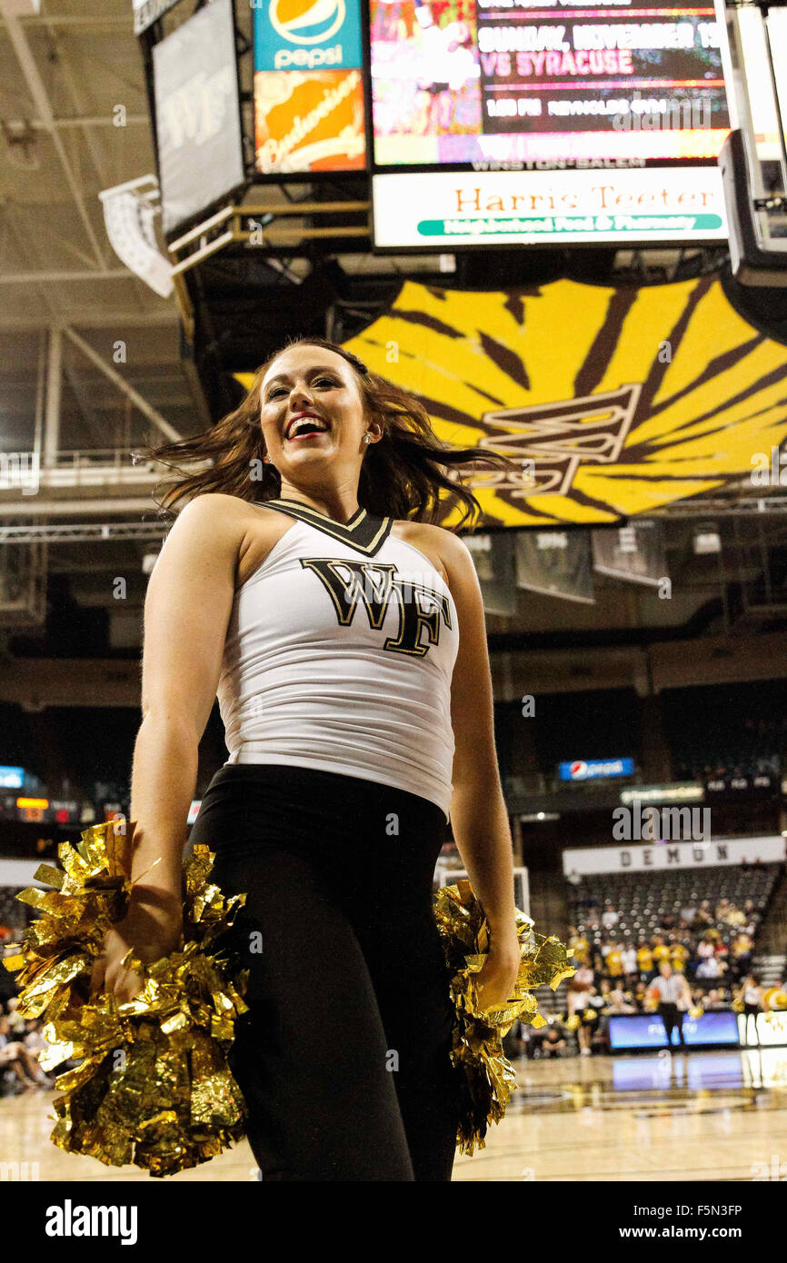 Wake forest cheerleaders hi-res stock photography and images - Alamy