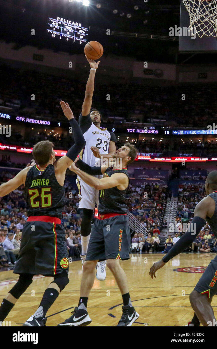 New Orleans, LA, USA. 6th Nov, 2015. New Orleans Pelicans forward ...