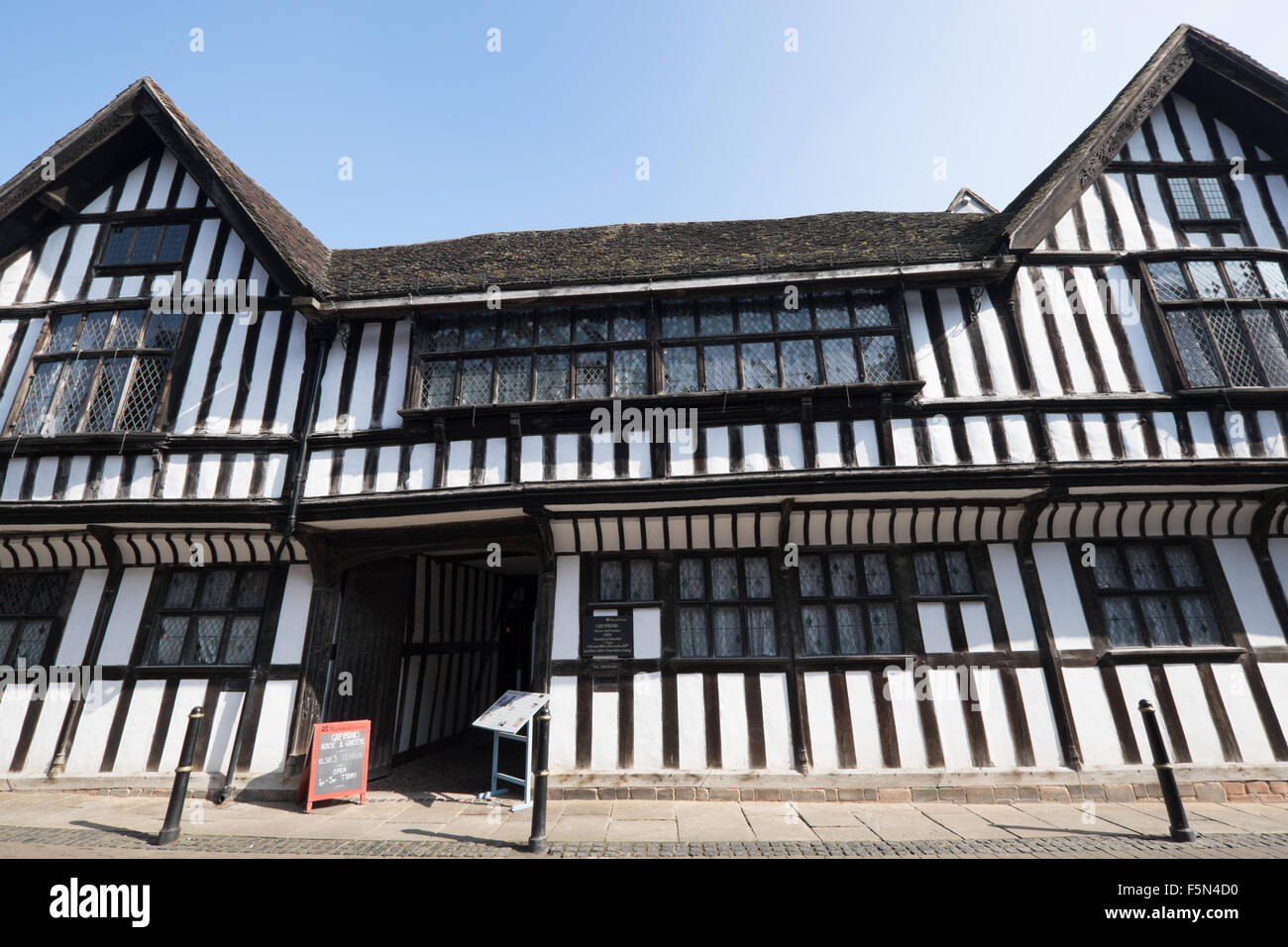 Greyfriars medieval merchant's house in Worcester Stock Photo - Alamy