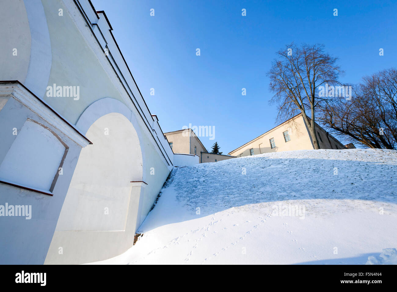 ancient castle, Belarus Stock Photo - Alamy