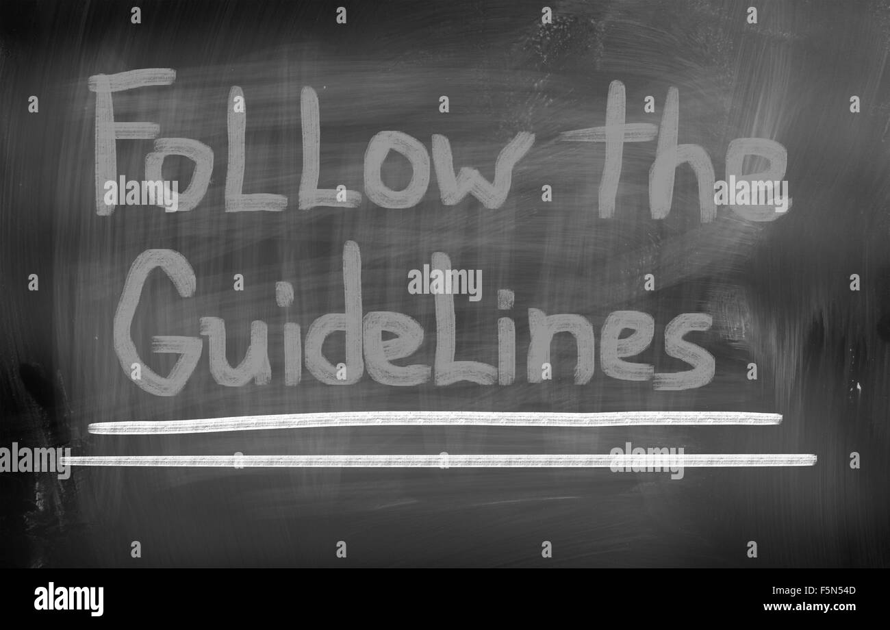 Guideline guidelines hi-res stock photography and images - Alamy