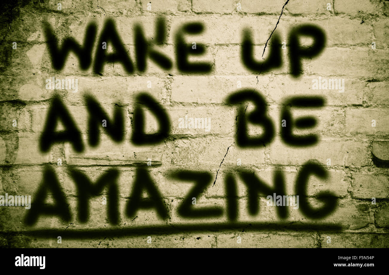 Wake up amazing positive hi-res stock photography and images - Alamy