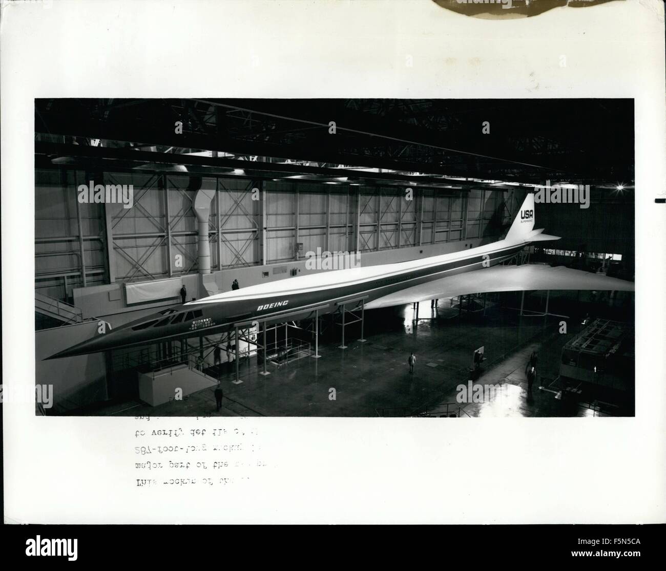 1962 - Full-Scale Mockup Shows SST Lines: This mockup of the U.S ...