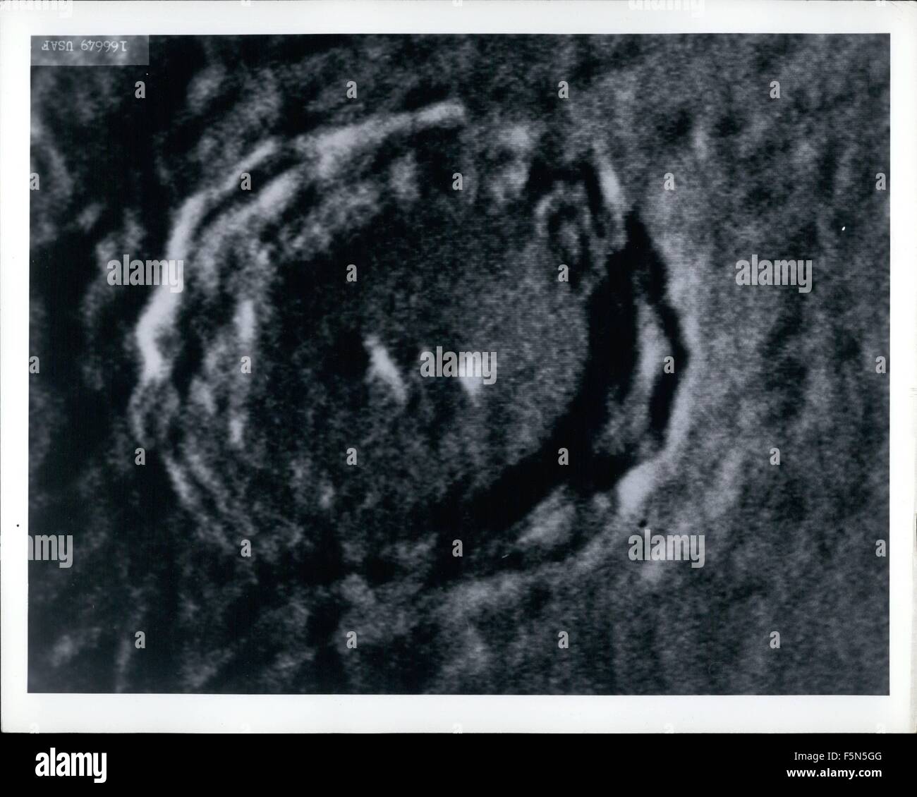 1962 - USAF - Crater Copernicus - This particular crater on the moon's ...