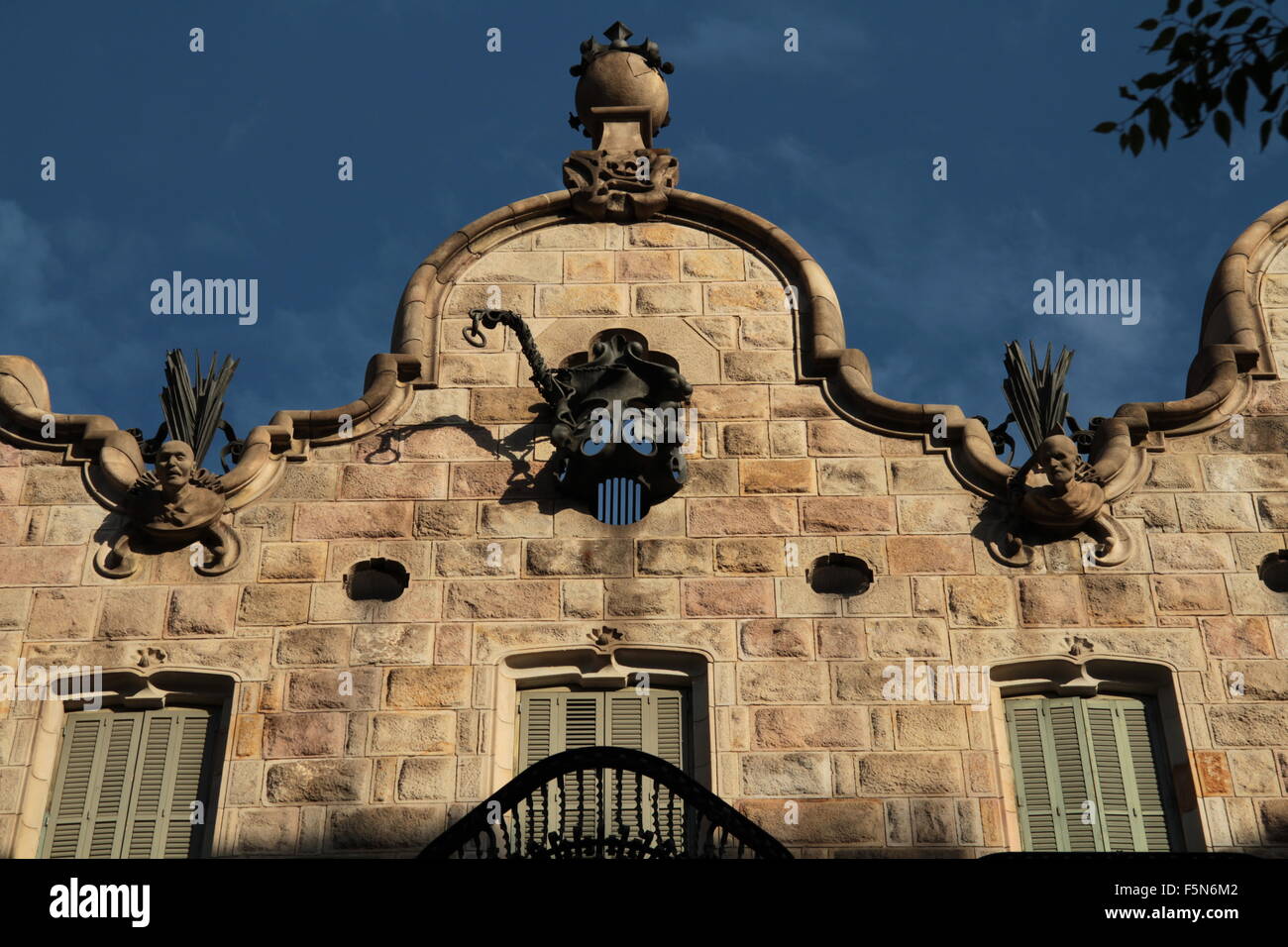 Building facade Barcelona, Spain Stock Photo - Alamy
