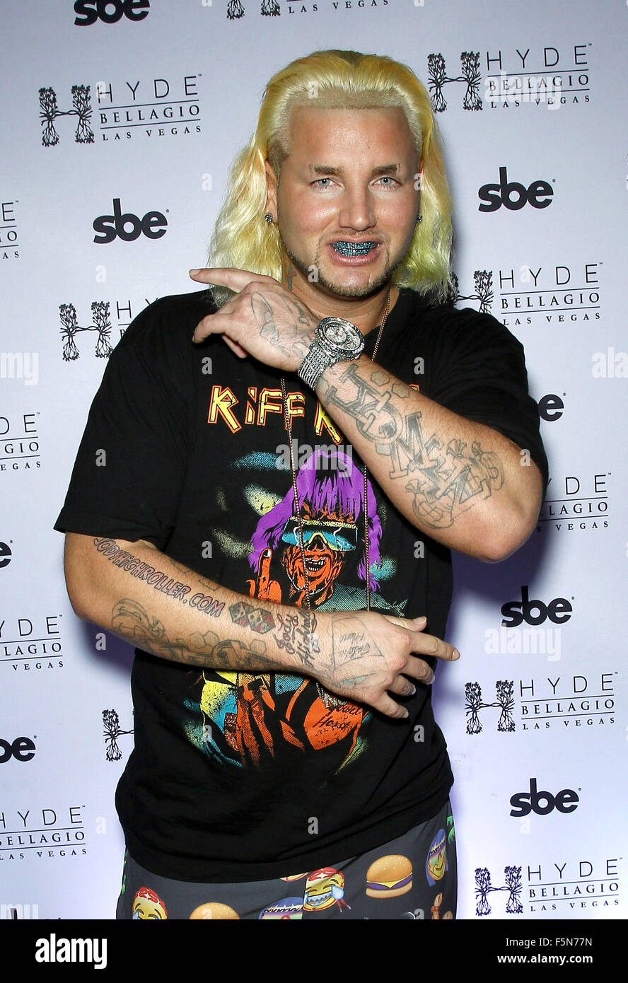 Travis Barker Returns to Hyde Bellagio Las Vegas Featuring: Riff Raff ...